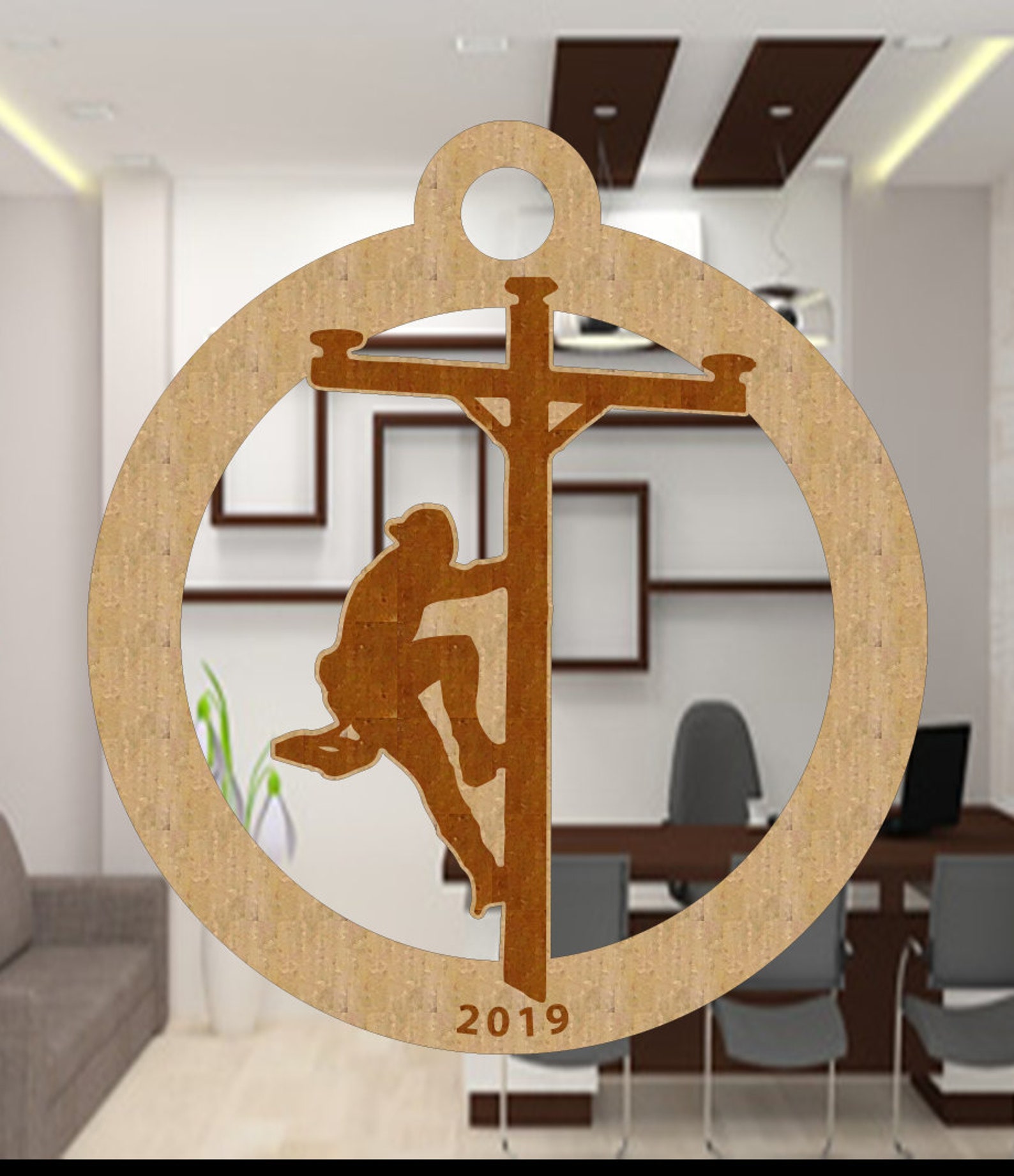 Lineman Wood Decoration Lineman Wall Decor Personalized Wood | Etsy