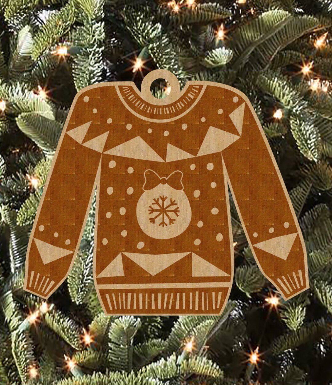 Ugly Sweater Ornament, Sweater Ornament, Christmas Ornament ...