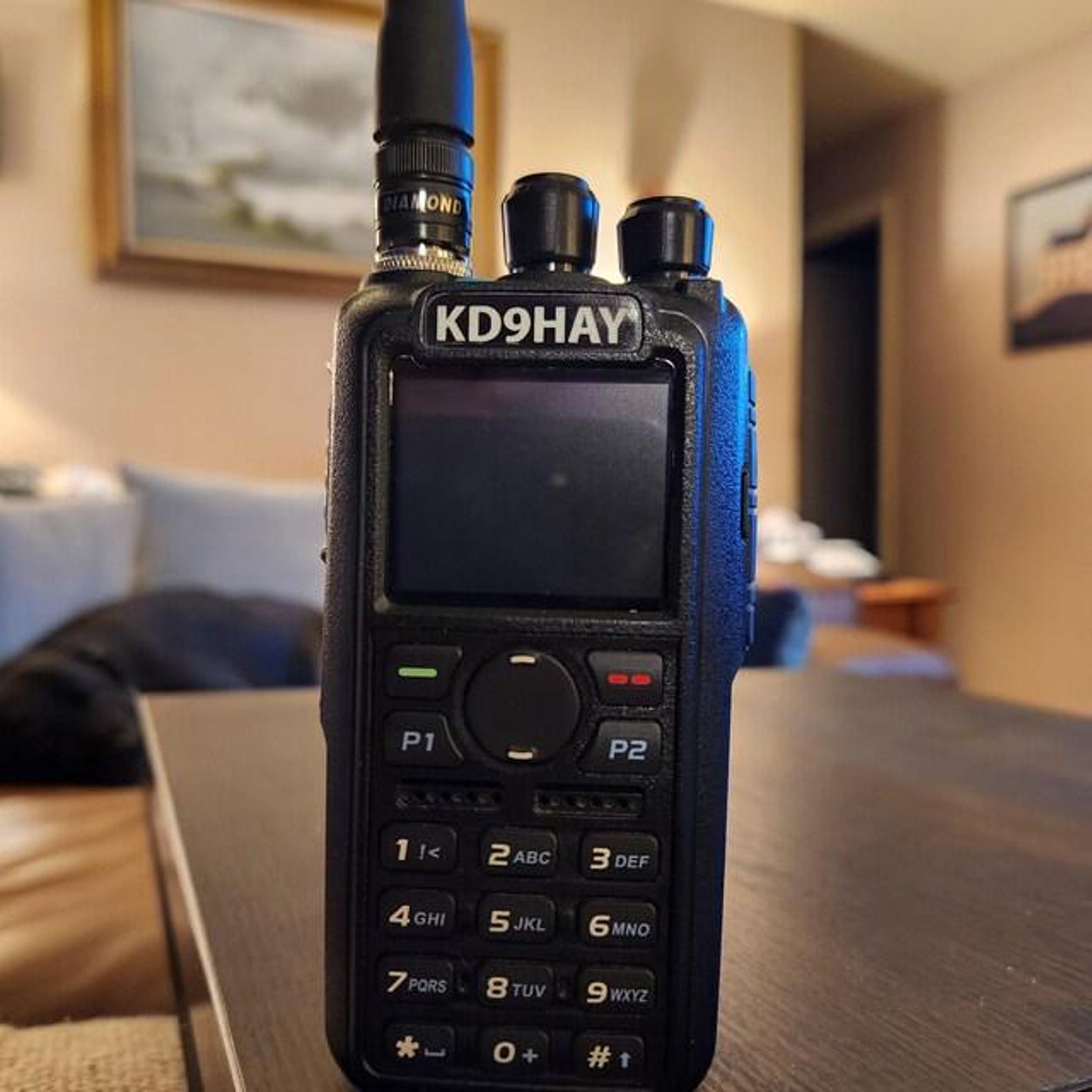 Custom Call Sign Sticker for Ailunce HA1G Radio | Laser Engraved ID Tag ...