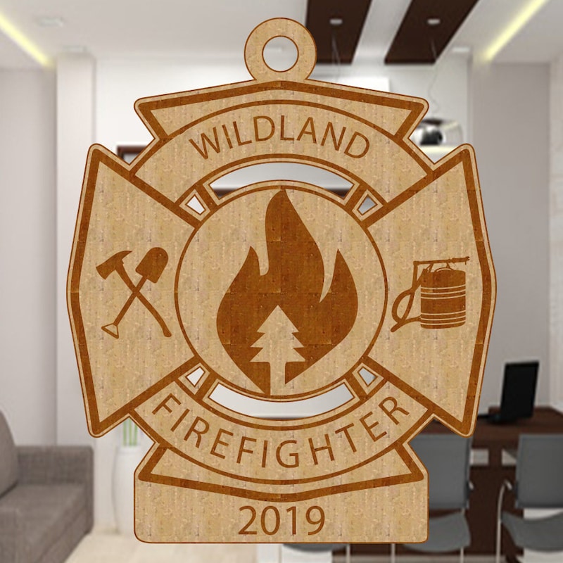 Wildland Fire Decal - Etsy