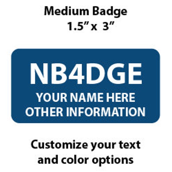 Amateur Radio Badge - Etsy