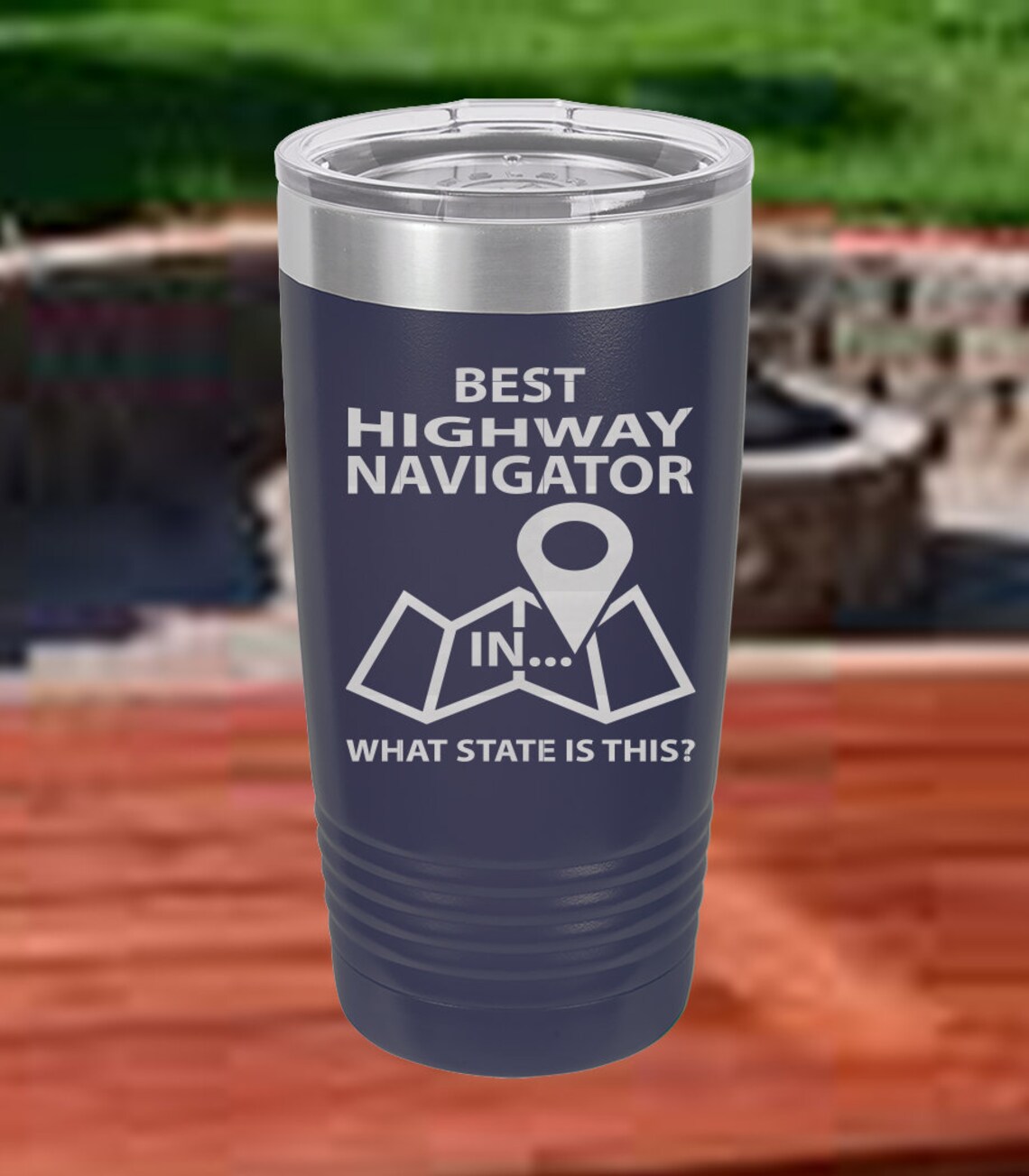 Camping Gift, Travel Gift, Best Highway Navigator, RV, Camping, 20 Oz ...