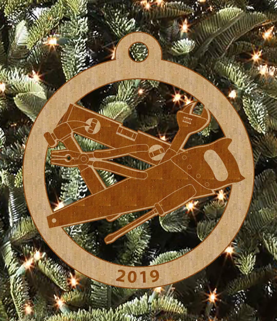 Carpenter Tools Ornament, Construction Ornament, Personalized Ornament ...