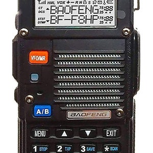 Custom Call Sign Sticker for Baofeng UV-5R | Laser Engraved Ham Radio ...