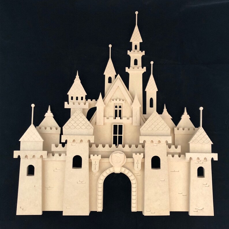 Disneyland Sleeping Beauty Castle. Disney. MDF. DIY - Etsy