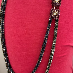 TUTORIAL - JULES Necklace, Cubic Right Angle Weave With Jewel ...