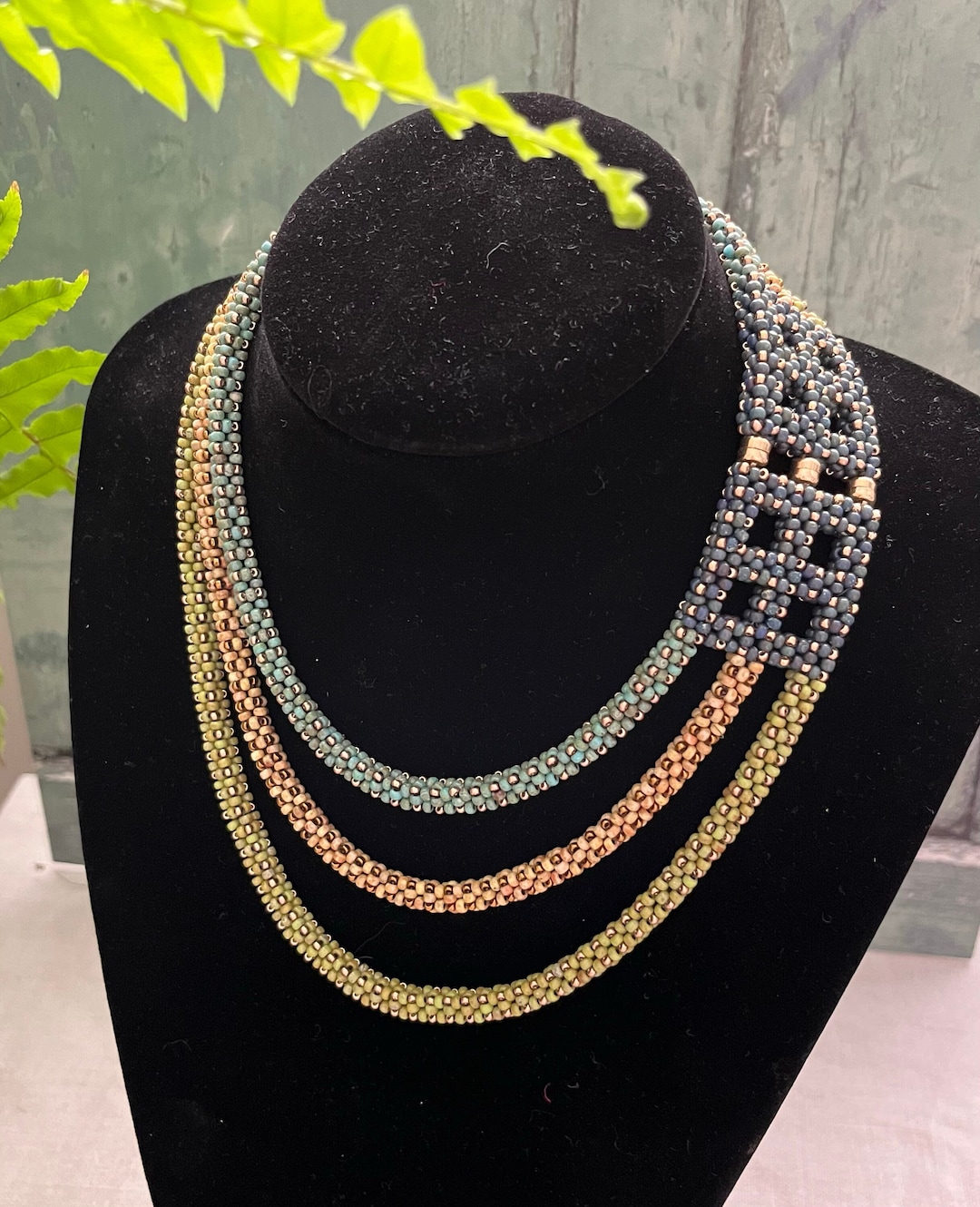 BEADWORK TUTORIAL - ATHENA Necklace, Cubic Right Angle Weave, Seed Bead ...