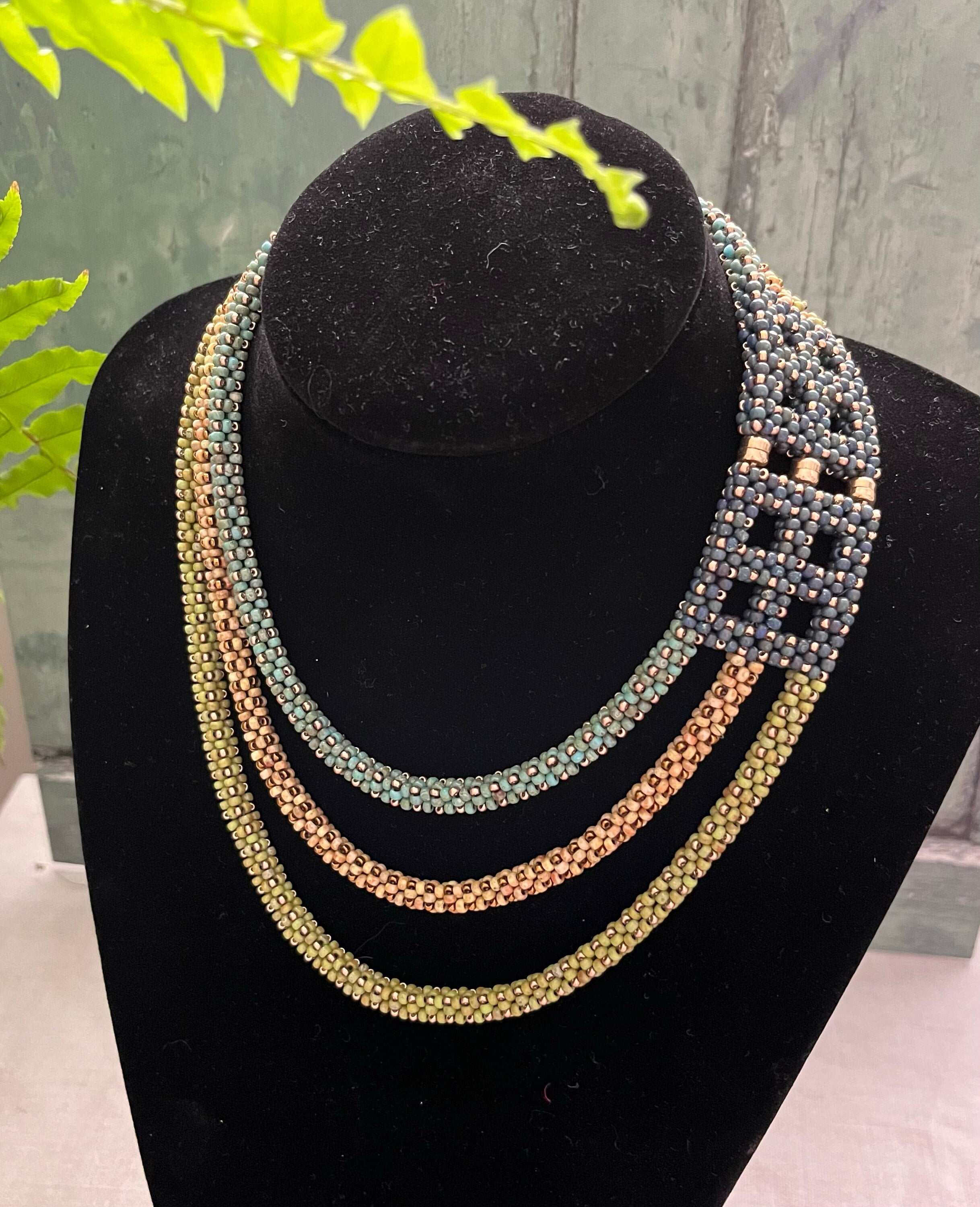 TUTORIAL ATHENA Necklace Cubic Right Angle Weave Seed Bead - Etsy UK