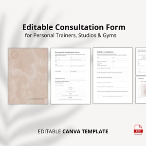 Consultation Form | Personal Training Consultation Form | Client ...