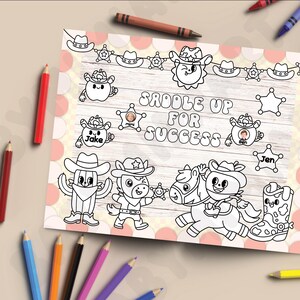 Western Groovy Retro School Bulletin Board, Howdy Saddle up for Success ...