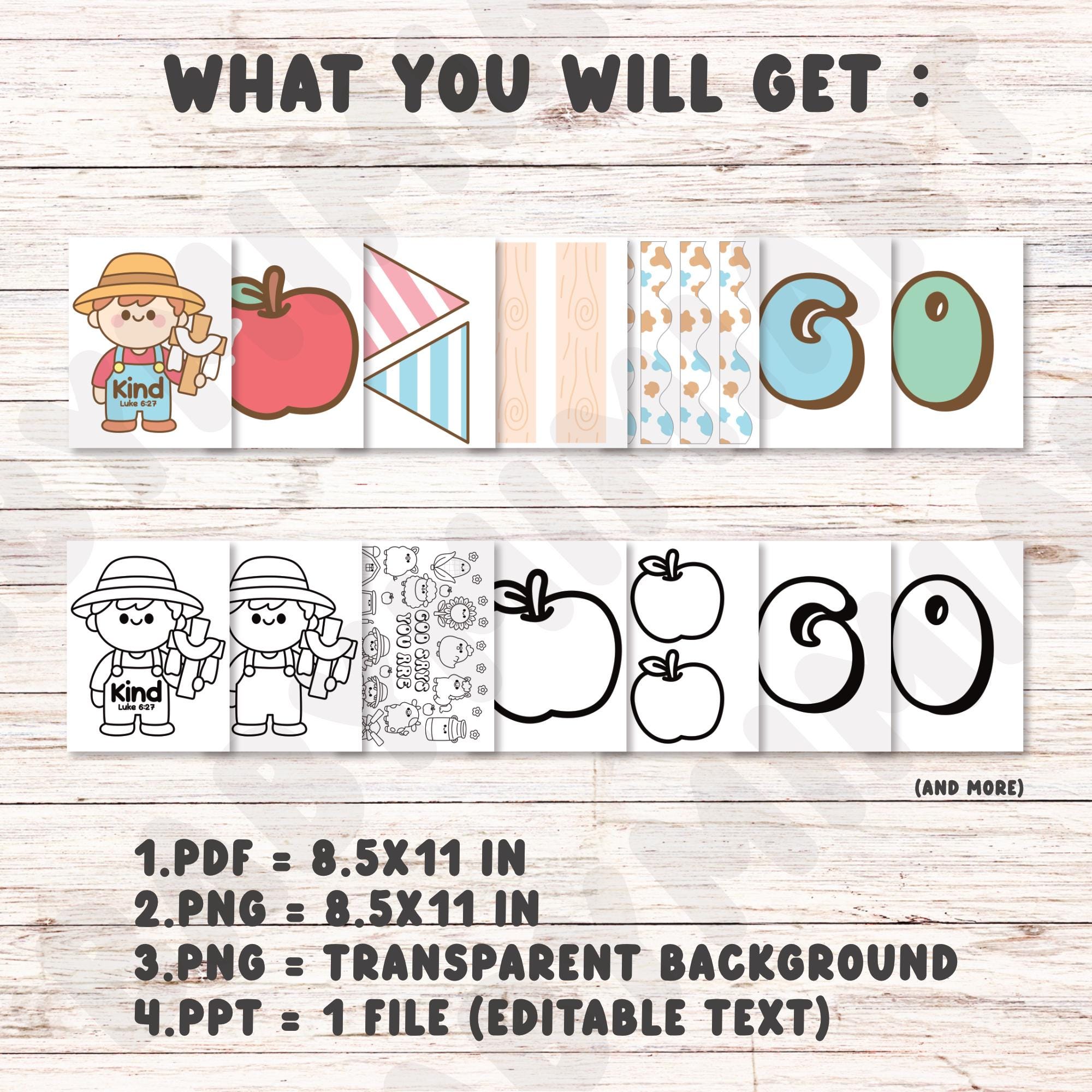 Christian Religious Back to School Farm Bulletin Board, God Says You ...