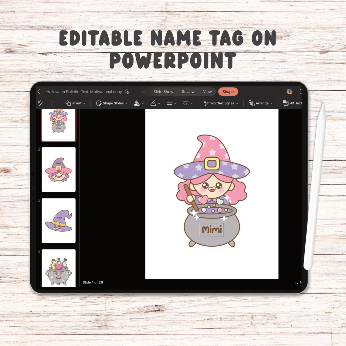Halloween Bulletin Board Kit: Pastel Witch Potion Decor (editable Text ...