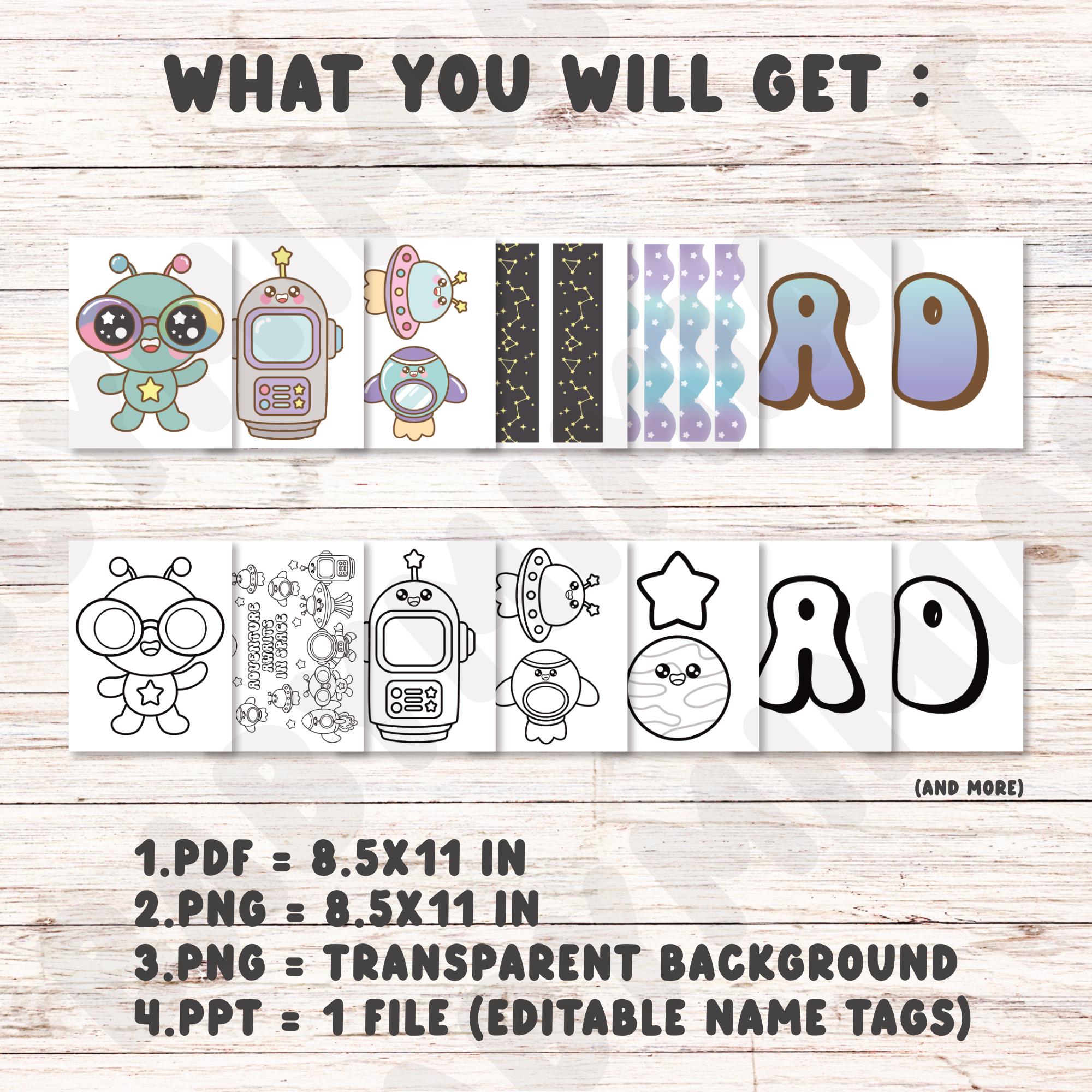 Outer Space Bulletin Board, Out of This World, August Classroom Door ...