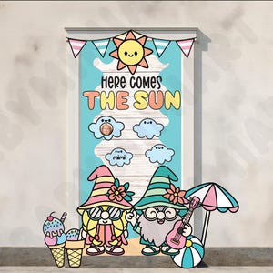 Summer Bulletin Board Kit, Summer Craft Clipart, Summer Door Decoration ...