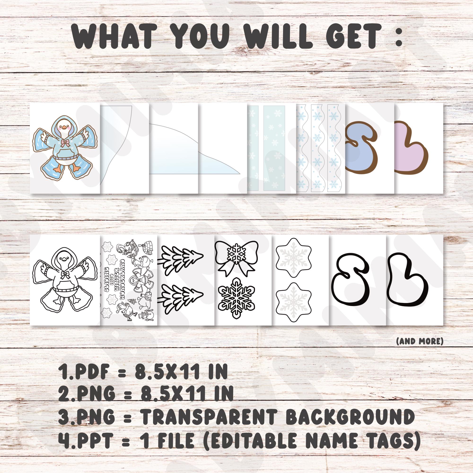 Groovy Silly Goose Winter Bulletin Board Kit: December Door Decor ...