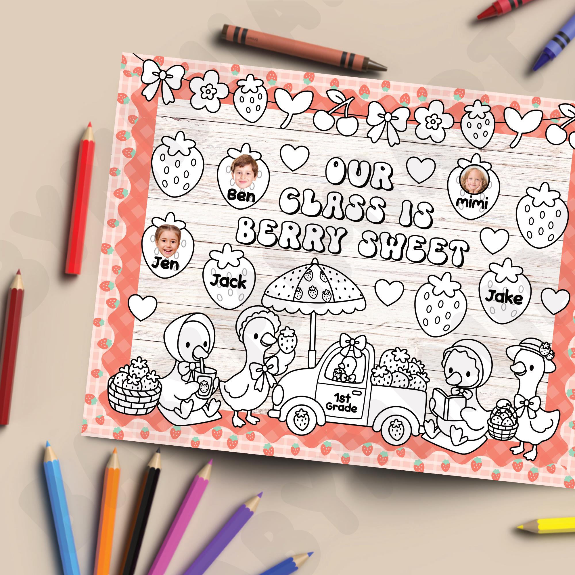 Summer Goose Bulletin Board, May June End of Year Door Decor, Our Class ...