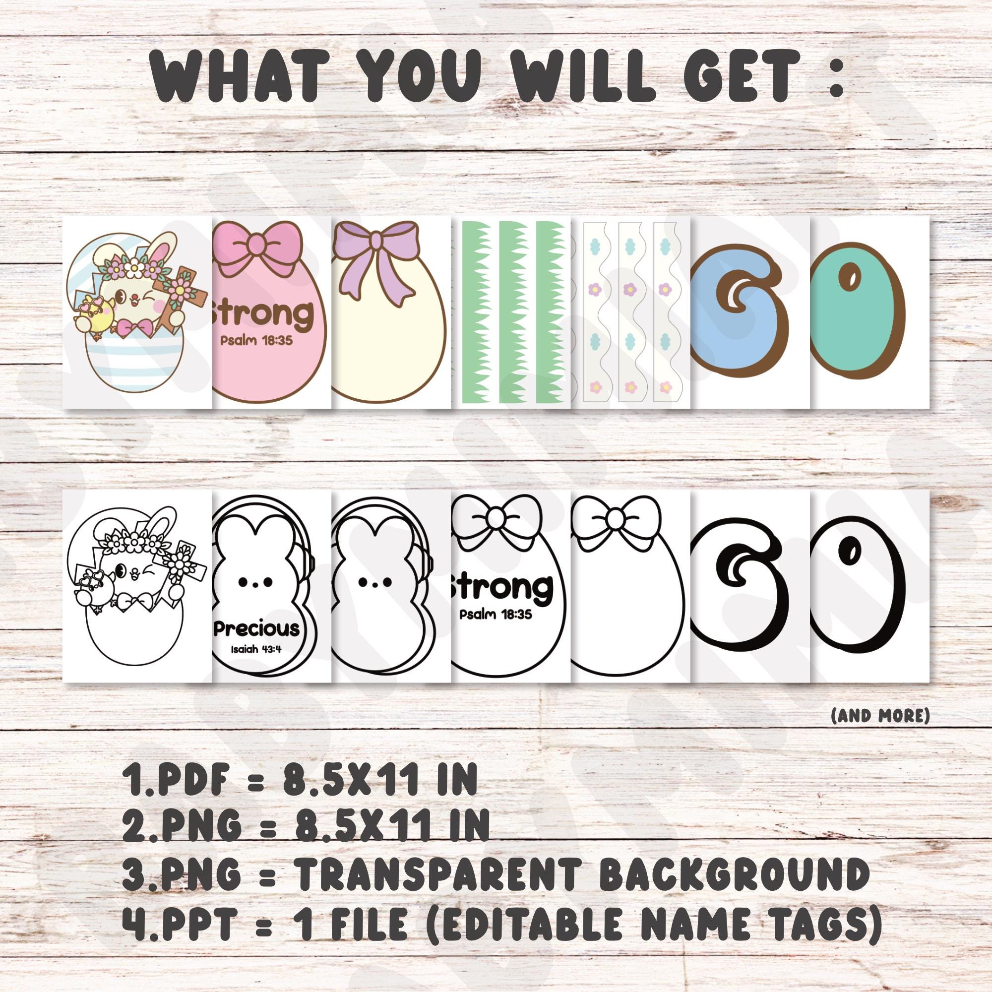 Christian Religious Easter Bulletin Board, God Says You Are, Spring ...