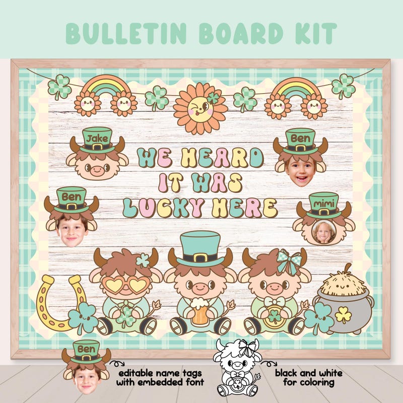 St Patricks Bulletin - Etsy