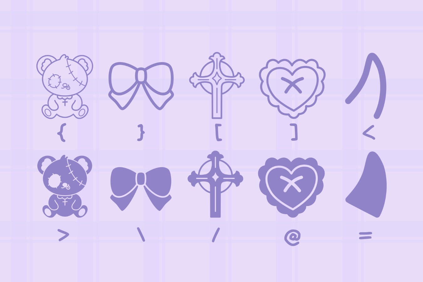 Spooky Bear Font, Pastel Goth Font, Creepy Cute Font, Kawaii Halloween ...