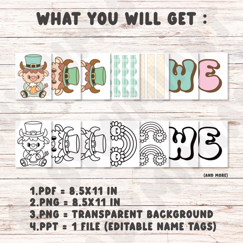 Groovy Retro St Patricks Day Bulletin Board, We Heard It Was Lucky Here ...