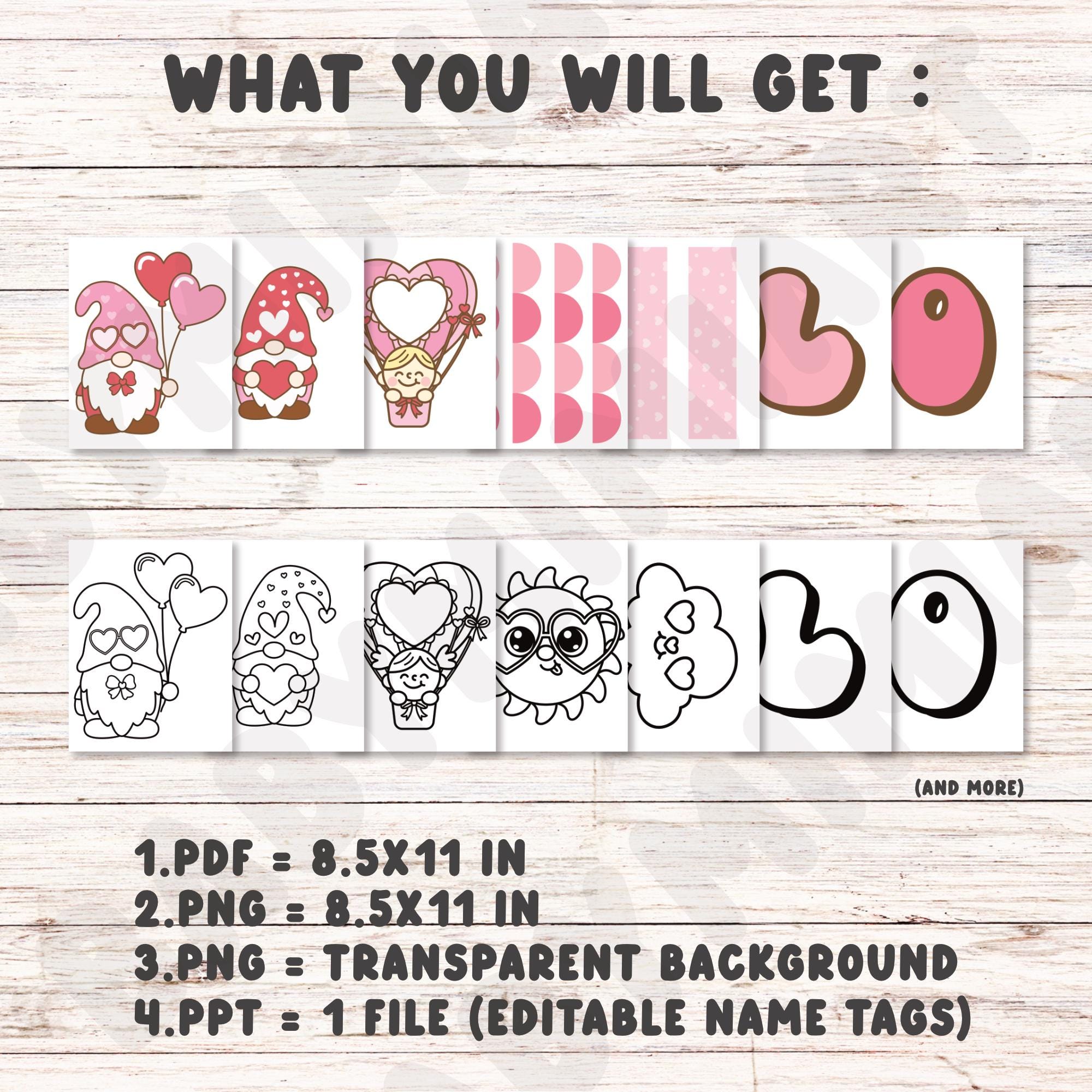 Valentines Day Bulletin Board, Love is in the Air, Valentines Gnome ...