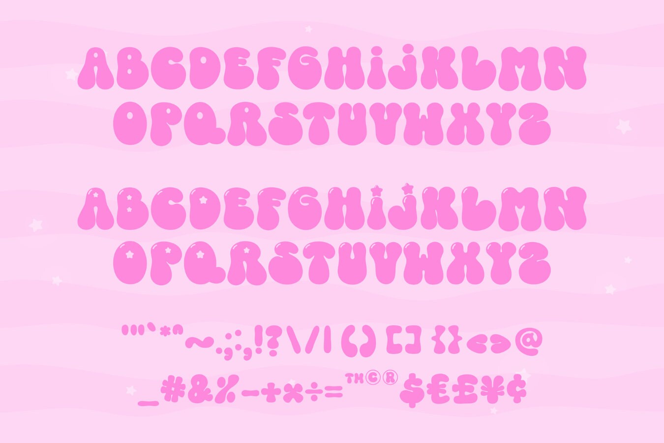 Kawaii Ghost Font, Pastel Goth Font, Creepy Cute Font, Halloween Goovy ...