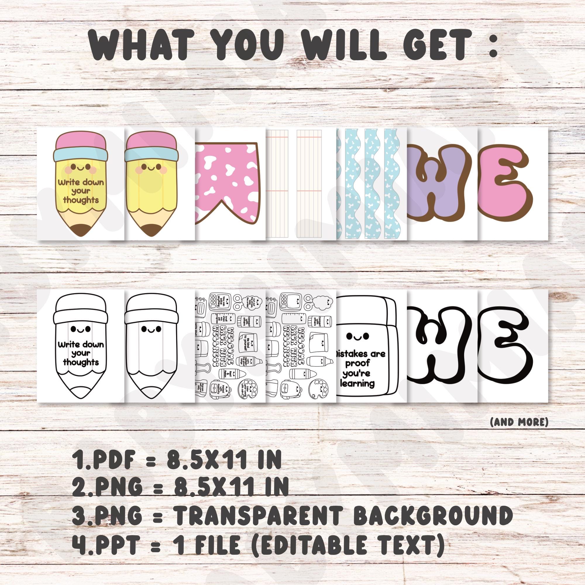 Back to School Mental Health Bulletin Board, August Wellness Door Decor ...
