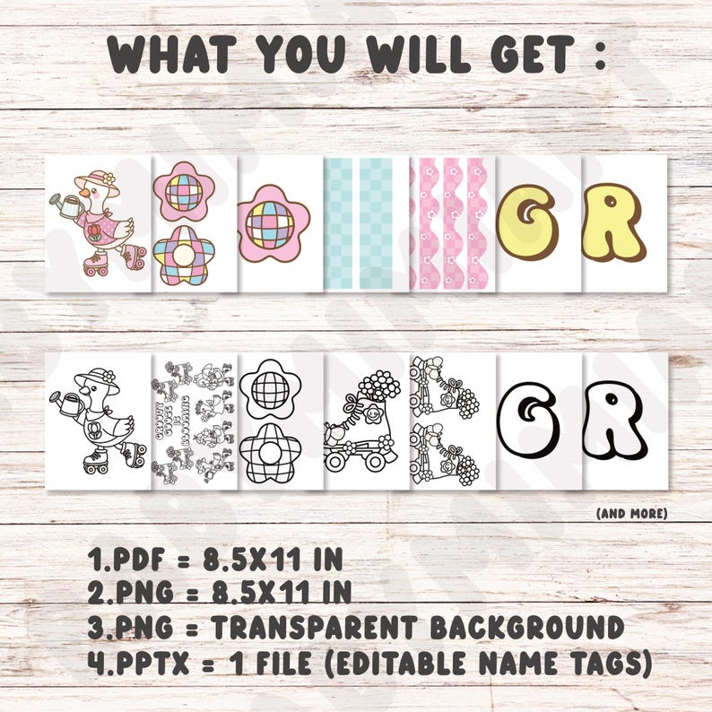 Groovy Silly Goose Spring Bulletin Board Kit: March April Door Decor ...