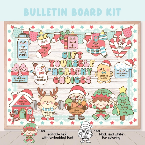 Christmas Classroom Bulletin Elf - Etsy