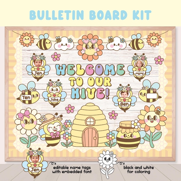 Bee Bulletin Board - Etsy