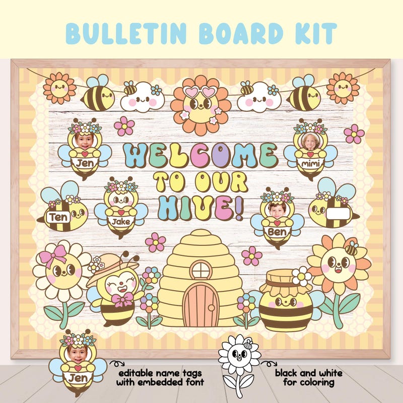 Bee Bulletin Board - Etsy