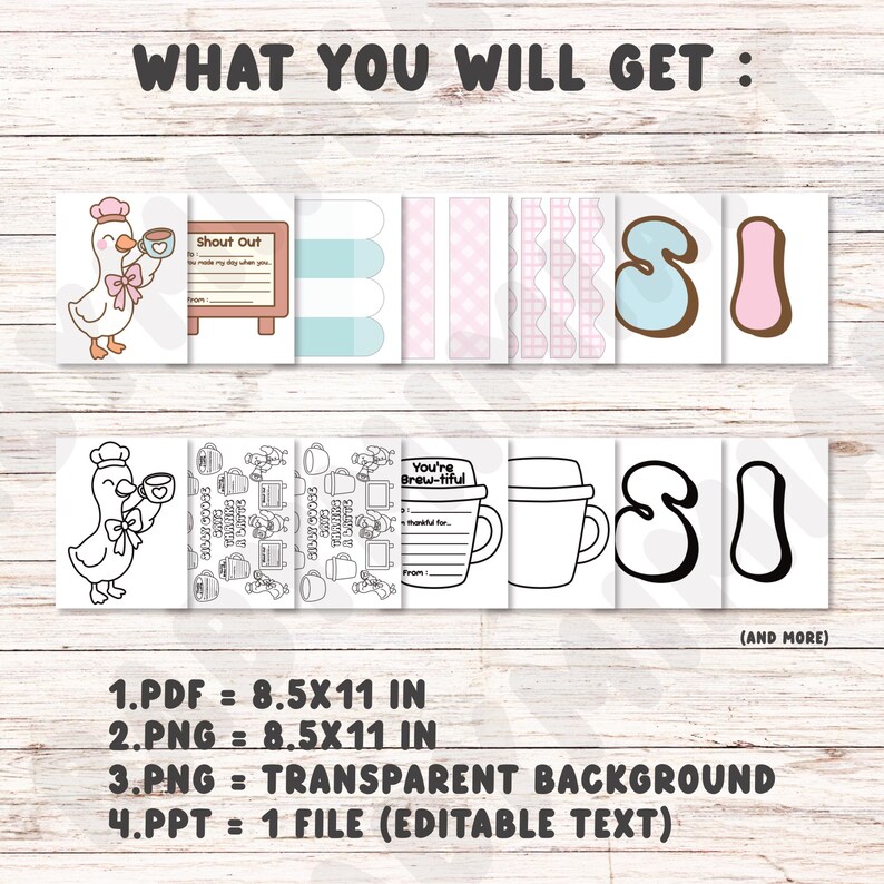 Shout Out Bulletin Board, Silly Goose Thanks a Latte, Pastel August ...