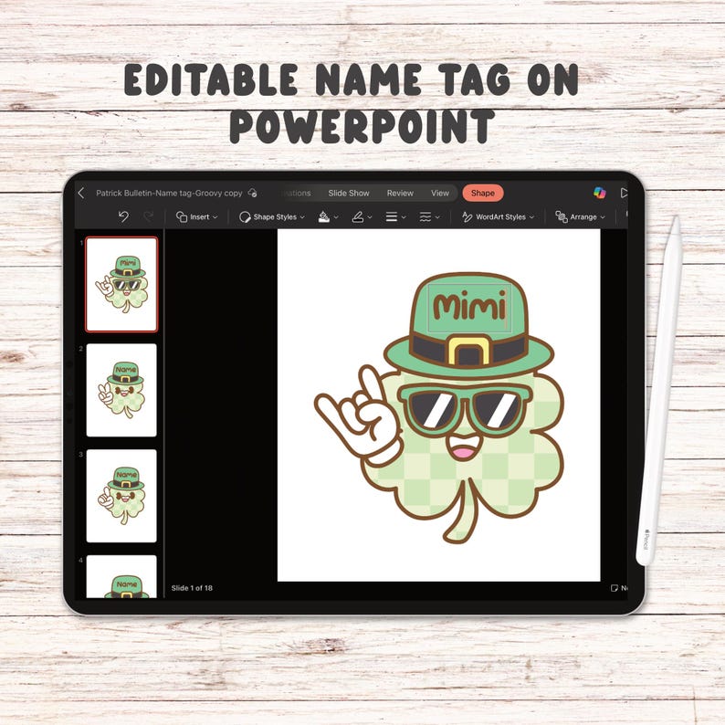 Groovy Retro St Patricks Day Bulletin Board, Retro Shamrock Clovers ...