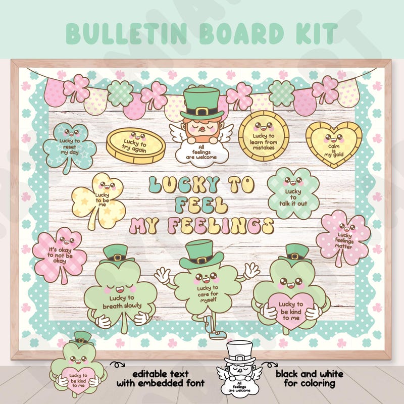 St. Patrick’s Day Health Bulletin Board - Etsy