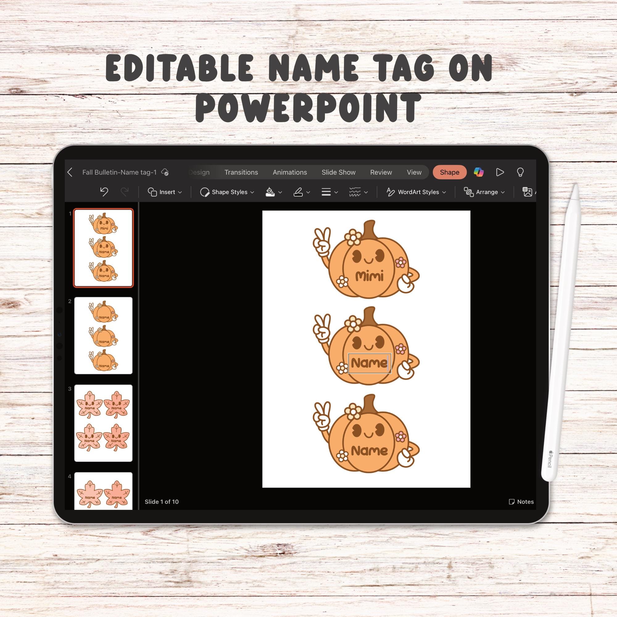 Groovy Retro Fall Autumn Bulletin Board Kit, Retro Pumpkin Clipart ...