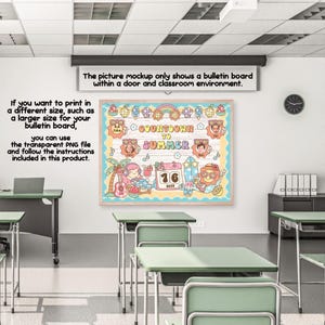 Groovy Retro Countdown to Summer Bulletin Board, May June End of Year ...