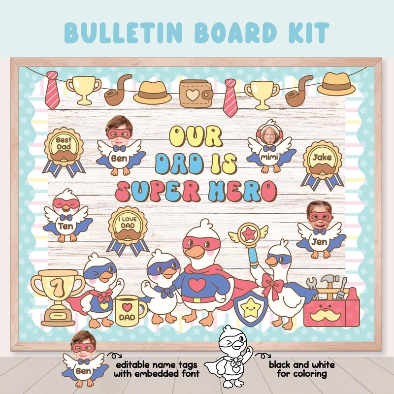 Fathers Day Bulletin Board - Etsy