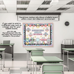 Outer Space Bulletin Board, Out of This World, August Classroom Door ...