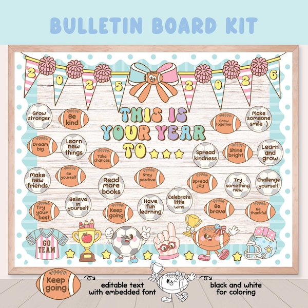 Soccer Themed Bulletin Board - Etsy
