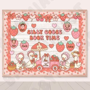 Summer Goose Bulletin Board, May June End of Year Door Decor, Our Class ...