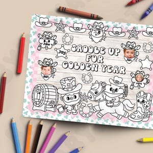 Western Groovy Retro St Patricks Day Bulletin Board, Saddle up for ...