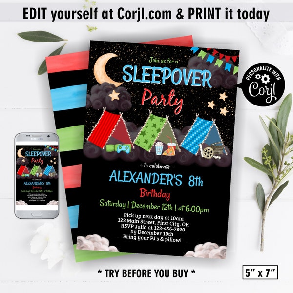 Sleepover - Etsy