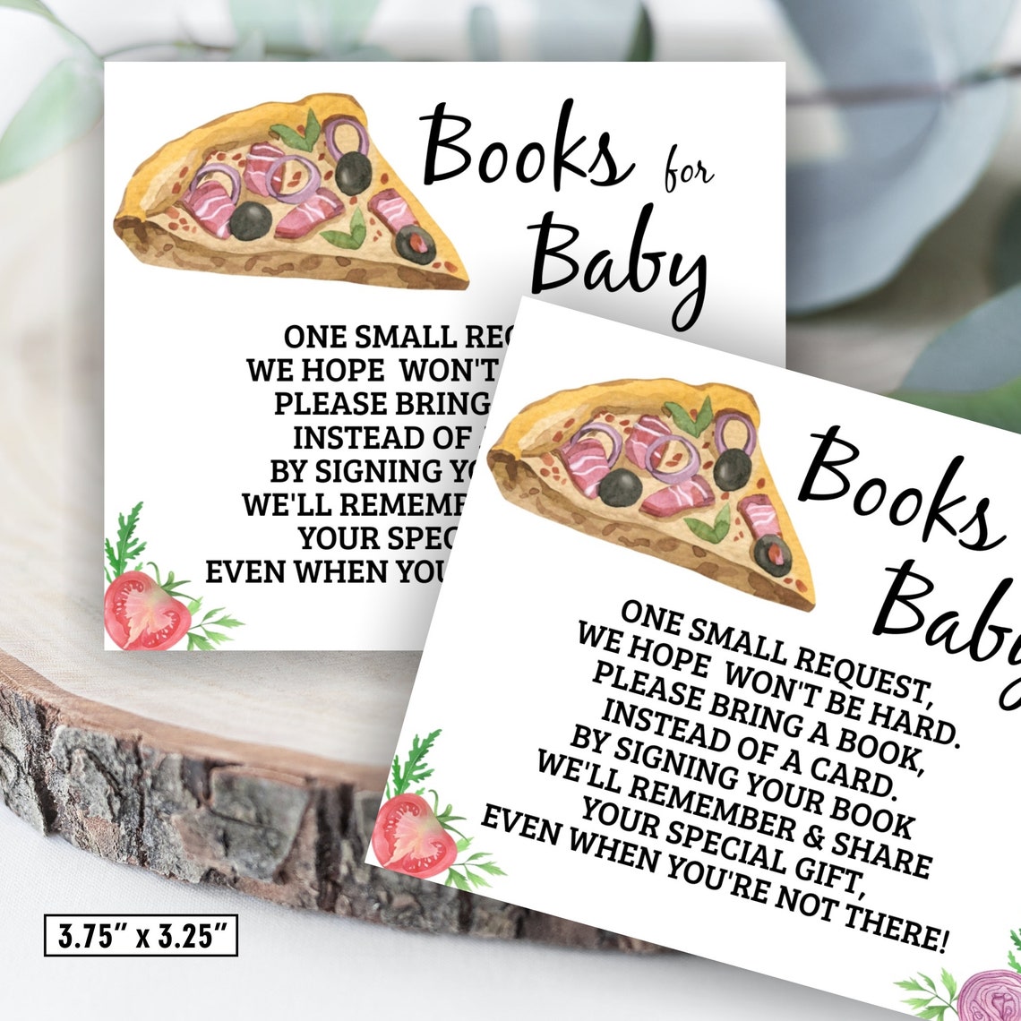 Pizza / Baby Shower / Set / Bundle / Diaper / Book / Thank You - Etsy