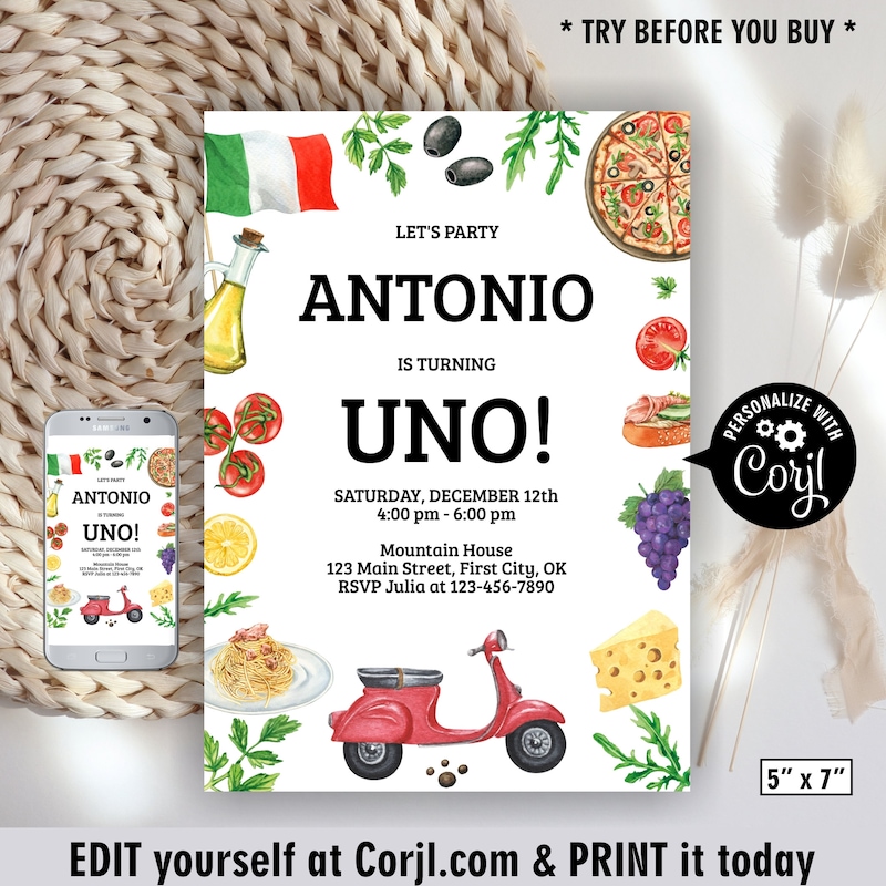 Uno Invitation - Etsy