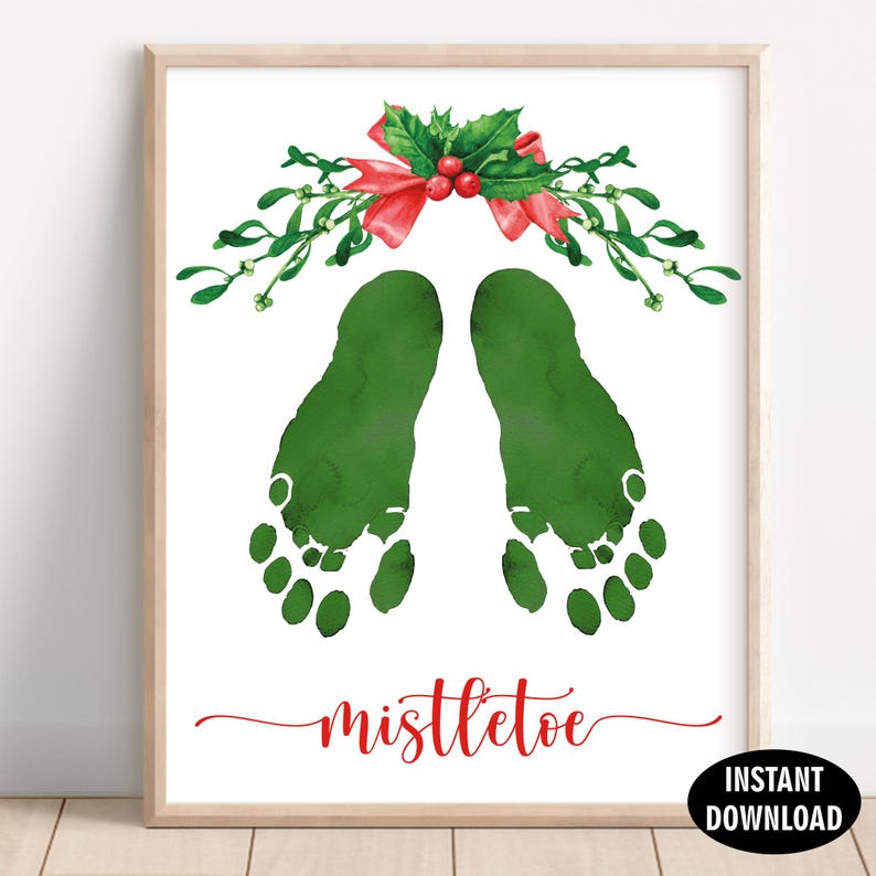 2025 Christmas Handprint Art Bundle / Holiday Handprint Craft / Winter ...