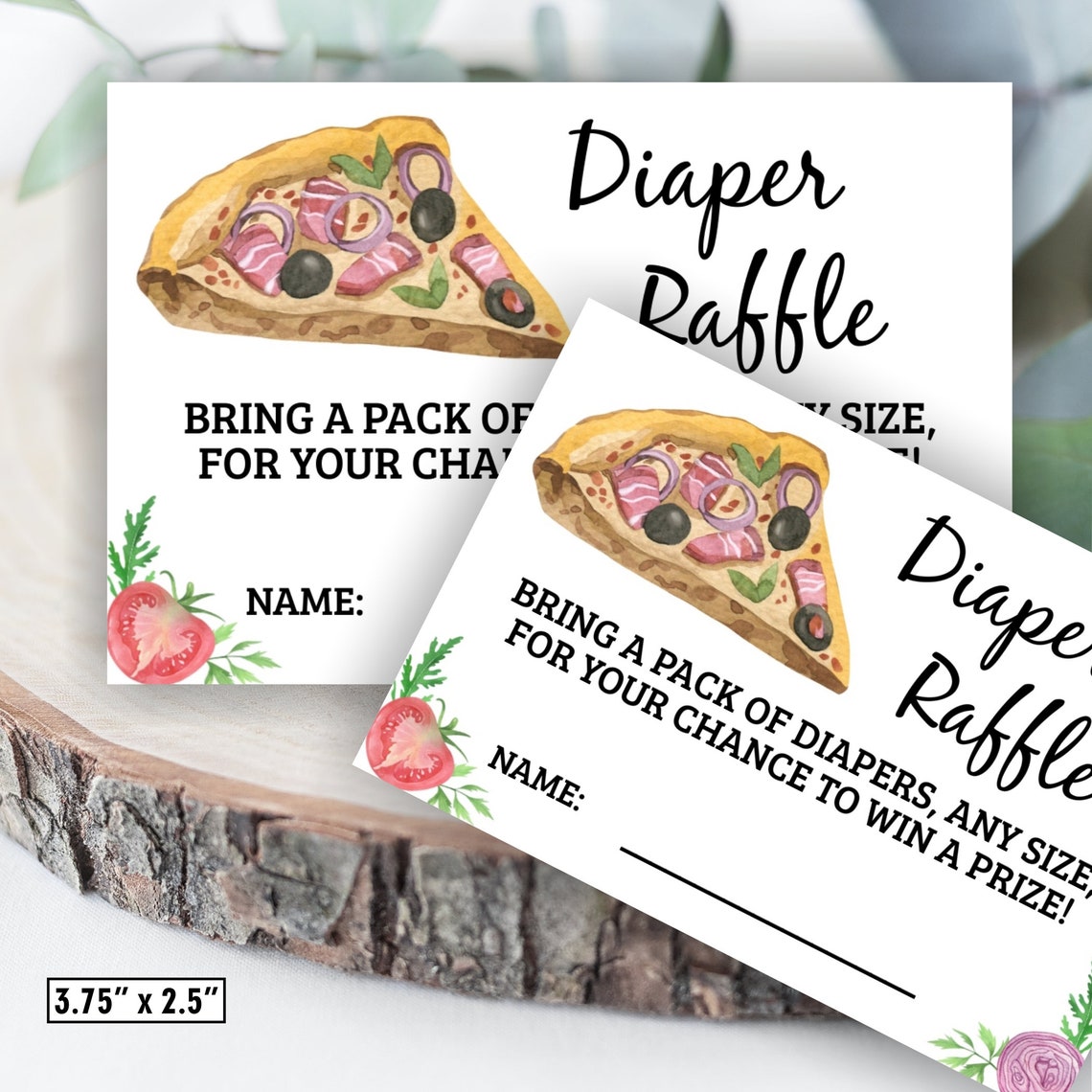 Pizza / Baby Shower / Set / Bundle / Diaper / Book / Thank You - Etsy
