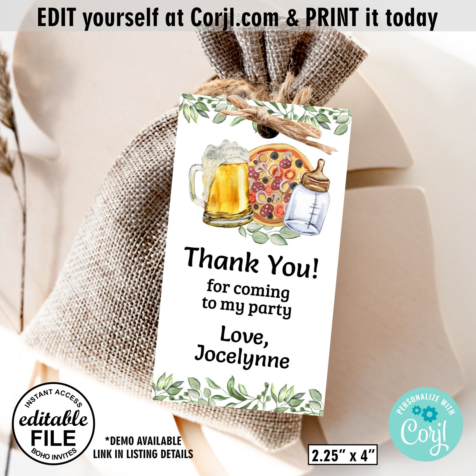 Pizza / Brews / Beer / Diapers / Pregger Kegger / Baby Shower - Etsy