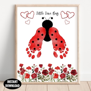 Bundle Valentine's Day / Handprint Craft / Wall Art / Valentine ...