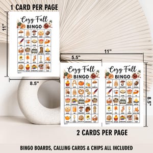 Pumpkin / Bingo Game / Prefilled / 50 DIGITAL FILES / Bingo Boards ...