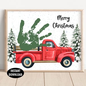 Bundle Christmas Handprint Art / Holiday Handprint Craft / Winter ...